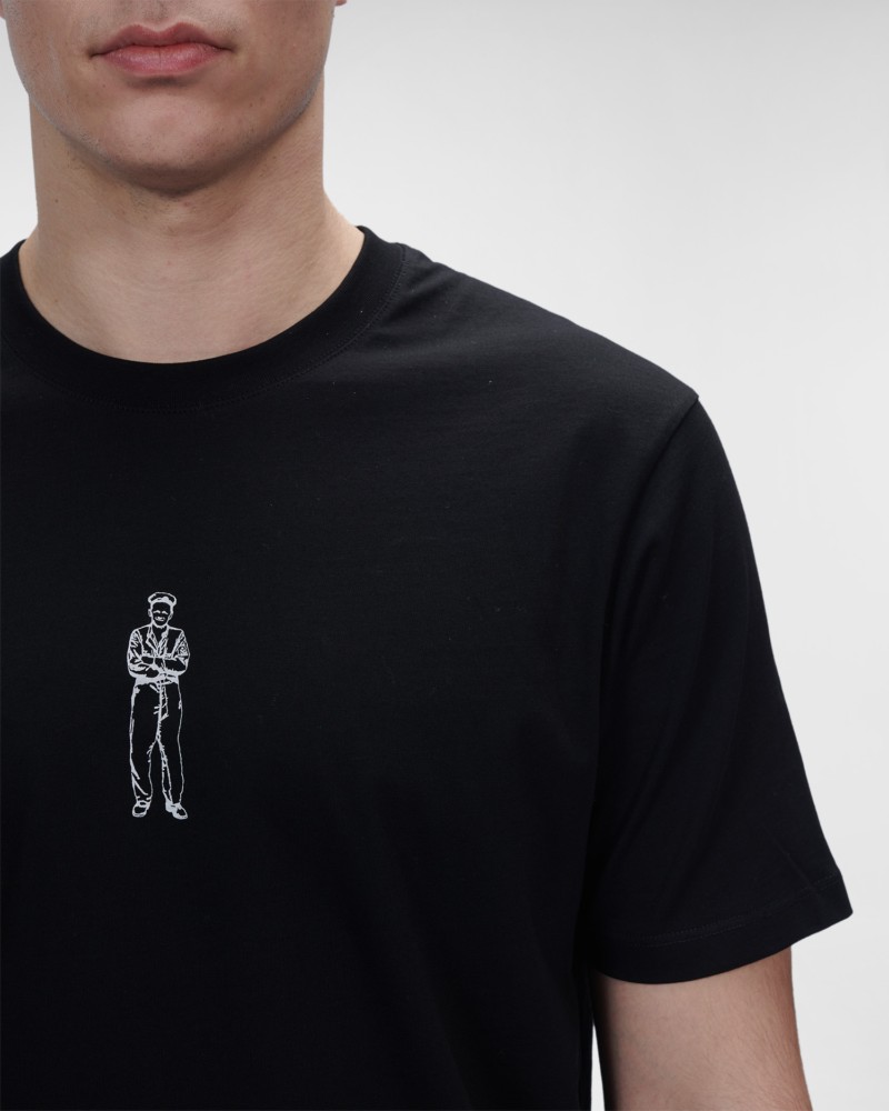 Футболка CP Company, цвет: черный – купить в интернет-магазине PKROVSKY ...