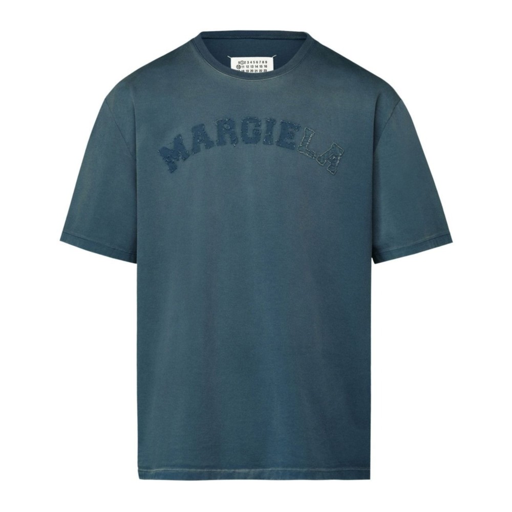 Футболка Maison Margiela, цвет: синий – купить в интернет-магазине ...