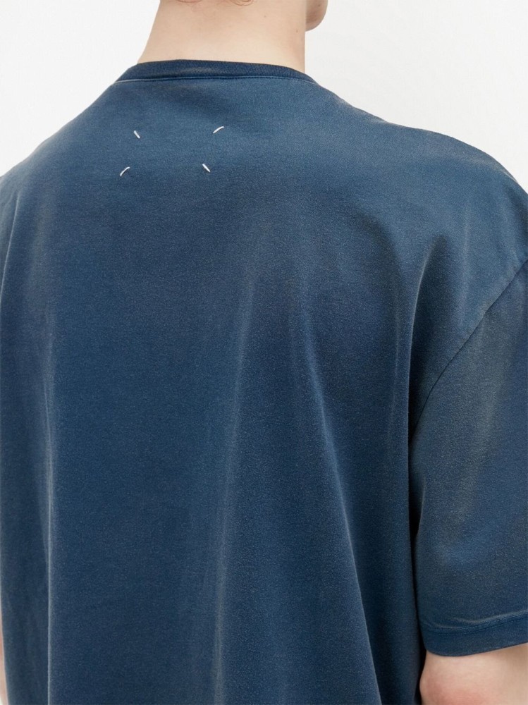 Футболка Maison Margiela, цвет: синий – купить в интернет-магазине ...