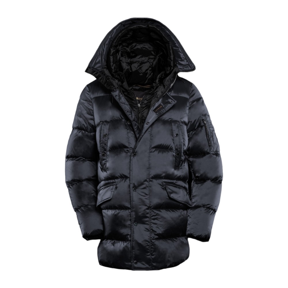 Пальто пуховое Moorer, цвет: синий – купить в интернет-магазине PKROVSKY. Арт. MOUGI100336-GRIMA-SH